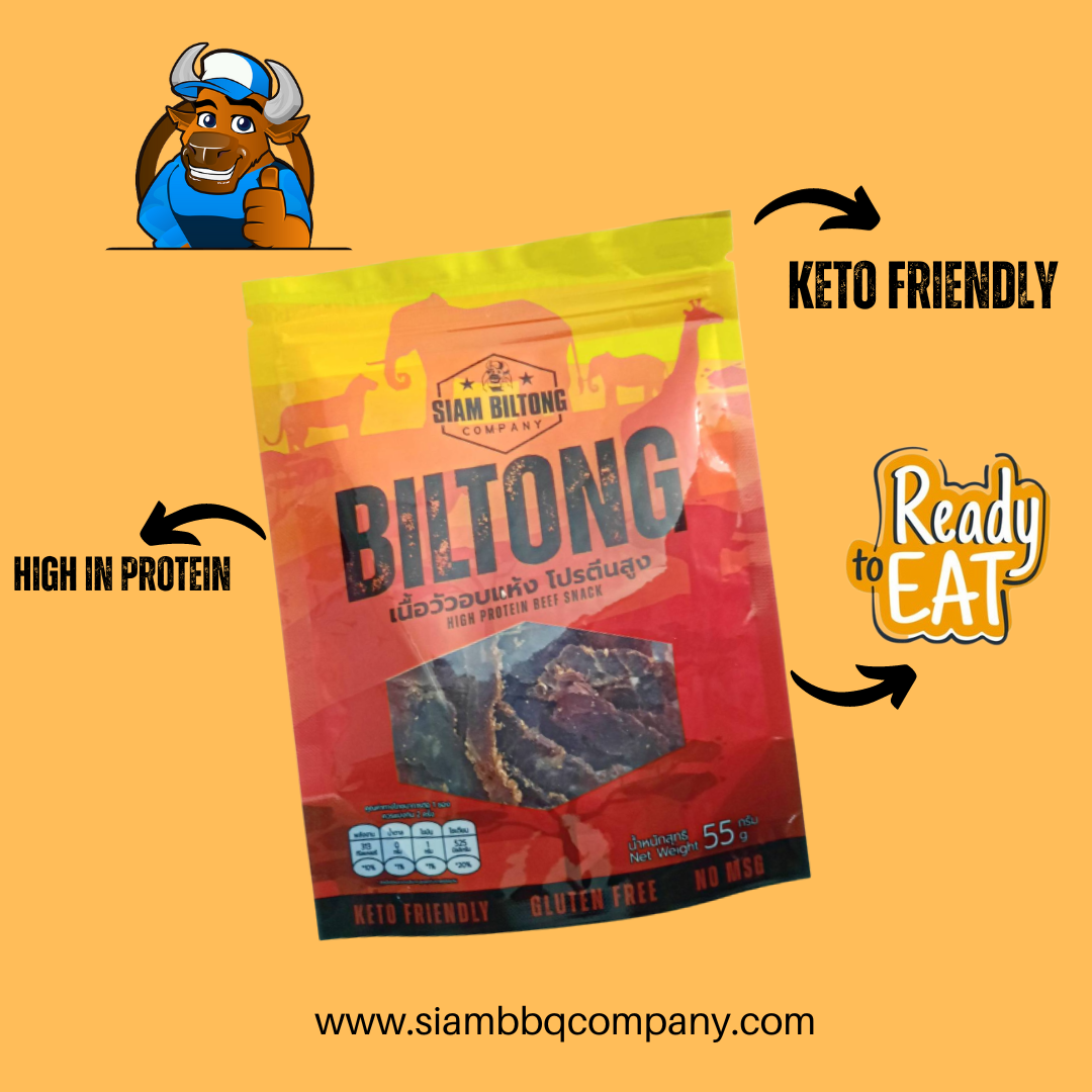 Biltong Beef Slices Fit – Siam BBQ Company